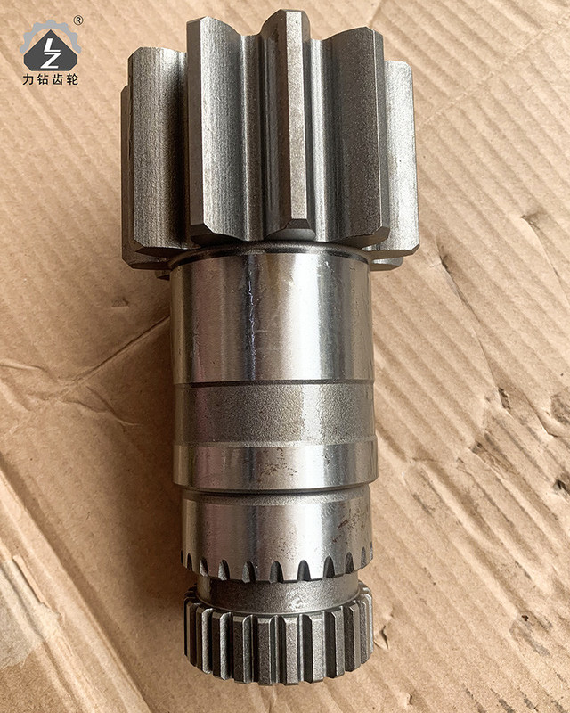 E305 Excavator Swing Gearbox Rotary Shaft 11 Teeth 25 Keys Final Drive ...