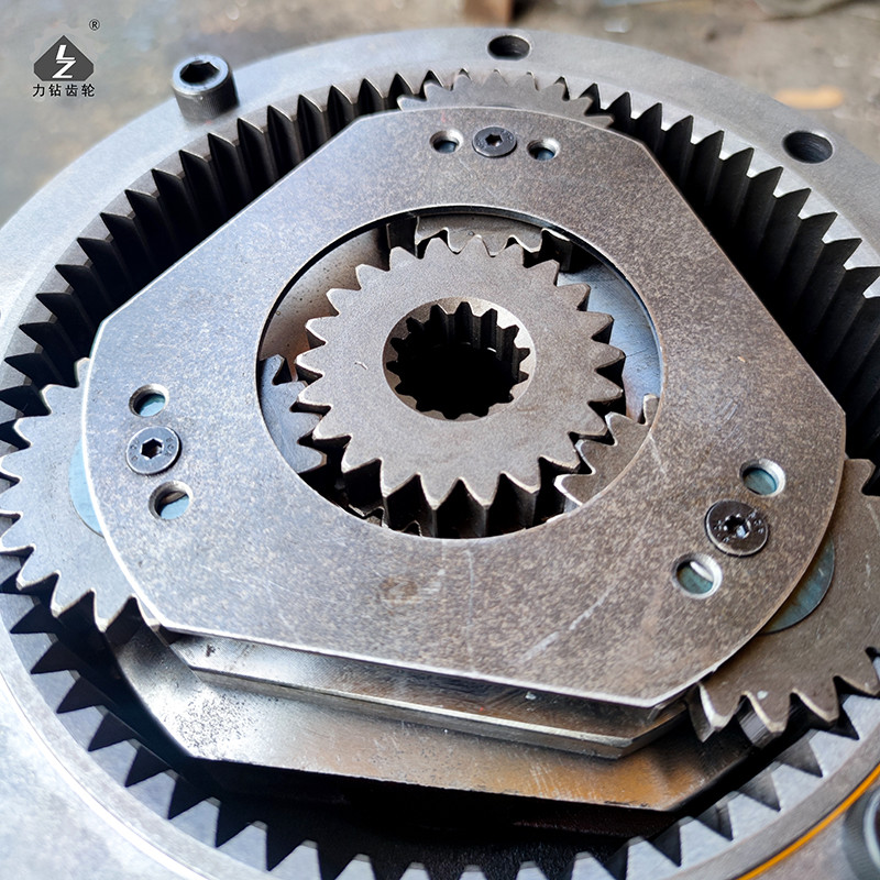 HD400 Excavator Swing Gearbox Steel Hyundai Hydraulic Driven Gearbox